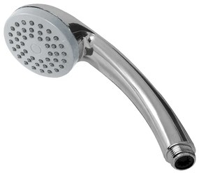 Mereo Sprchová souprava, jednopolohová sprcha, sprchová hadice, nastavitelný držák, plast/chrom
