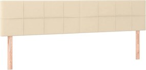 Box spring postel s matrací krémová 160x200 cm textil 3140630