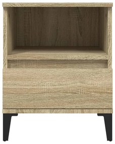 Noční stolek dub sonoma 40x35x50 cm - Default Title