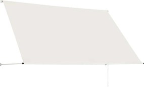 Zatahovací markýza krémová 250 x 150 cm 143766