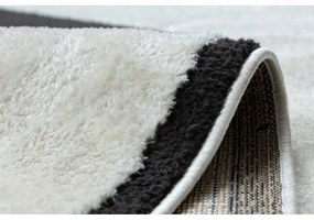 Kusový koberec Cornus krémovočerný 160x220cm