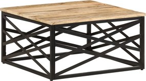 Konferenční stolek 68 x 68 x 35 cm masivní mangovníkové dřevo 287364