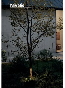 Redo 90711 - LED Venkovní lampa NIVALIS 2xLED/6,9W/230V 110 cm IP65 antracit