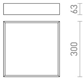 Rendl R13697 stropní LED svítidlo MERANO 30, chrom/matný akryl, 16W, 3000K, IP44, 30cm