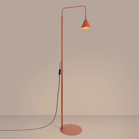 Sollux Lighting Stojací lampa NOX okrově červená