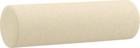 2dílná sedací souprava s polštáři krémová textil 3201820