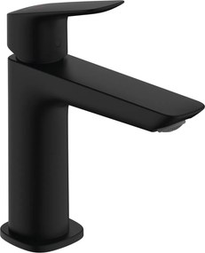 Hansgrohe Logis, páková umyvadlová baterie 110 Fine s odtokovou soupravou s táhlem, černá matná, HAN-71251670