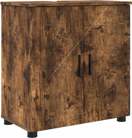 Sada koupelnového nábytku 4 ks Kouřový dub 61 x 35 x 64 cm 3393008