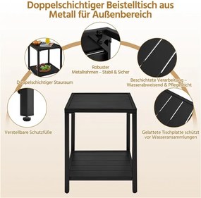 Konferenční stolek Yaheetech – černá (267588280648)