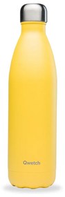 Žlutá cestovní nerezová lahev 750 ml Pop - Qwetch