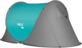 NILS Camp NC3743 tyrkysový / Samorozkládací plážový stan / 120 x 220 x