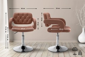 Relaxační křeslo Dublin umělá kůže – koňaková