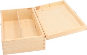 ČistéDřevo Dřevěná krabička na 2 vína XI