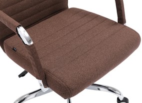 Kancelářská židle Skive - látkový potah | hnědá
