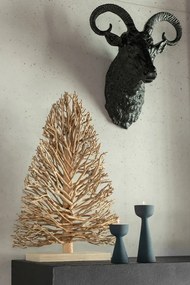 Bílý dřevěný stromek na noze Teatree Wood White - 45*15*70 cm