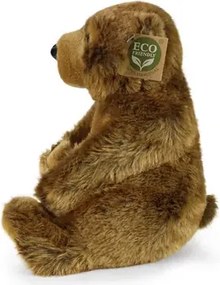 RAPPA Plyšový medvěd hnědý 25 cm / ECO-FRIENDLY / od 0 měsíců