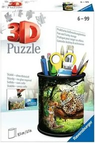 Ravensburger 3D Puzzle Stojan: Levharti / 54 dílů / 9.5 x 7.7 x 7.7 cm