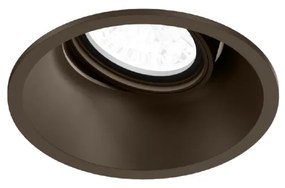Wever & ducré kulaté stropní zapuštěné svítidlo deep adjust ceiling rec 1.0 led 1800-3000k q tree bronz