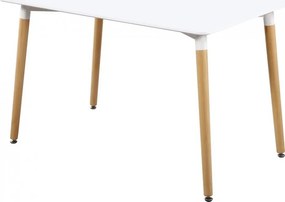 Casarredo - Komfort nábytek Jídelní stůl MODENA II 120x80, bílá/buk