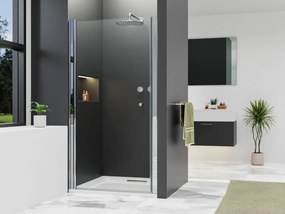 ALFA Chrom 85 Čiré Sprchové dveře do niky jednokřídlé