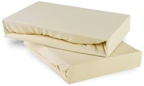 Prostěradlo krémové jersey EMI, Plachta 90x200