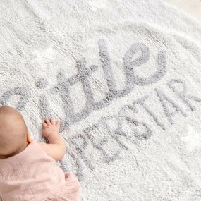 Lorena Canals Bavlněný koberec kulatý - Little Superstar