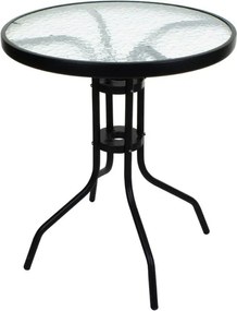 Zahradní set TREGO ISLAND - 2 židle a kulatý stůl ø 60 cm, bílá