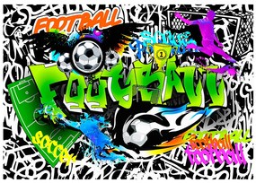 Fototapeta - Fotbal Graffiti 400x280 + zdarma lepidlo