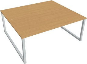 Kancelářský pracovní stůl Hobis USDO 1800, bílá RAL 9016, deskabuk