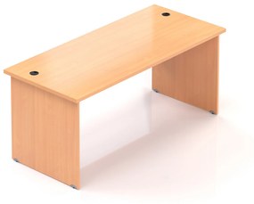 NABYTEK-DESIGNOVY.CZ - BKA16 03 - Kancelářský stůl Komfort, dřevěná podnož, 160x70x76 cm, calvados