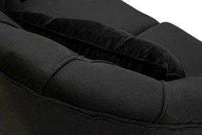 Designová pohovka Jagienka 130 cm černá