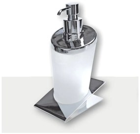 IVAB IDEA - Dávkovač tekutého mýdla volně stojící, matné sklo IBIDE15