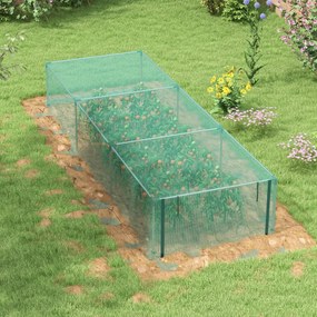 Outsunny stan na ochranu rostlin 1,25 x 3,73 m s dveřmi na zip, větruodolná síť proti hmyzu pro zeleninu a rostliny, síť proti škůdcům | Aosom.de