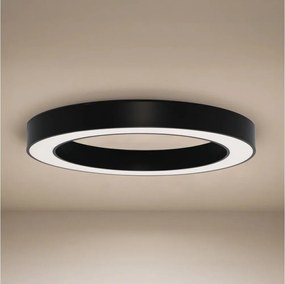LED Stropní svítidlo LED/80W/230V 3000/4000/6500K pr. 80 cm černá