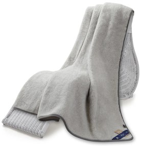 Wooline Vlněná Merino deka šedá 220x200 cm, australské merino
