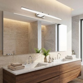 Toolight Rea, Koupelnové nástěnné LED svítidlo APP1871-1W 80cm CHROME, OSW-66027