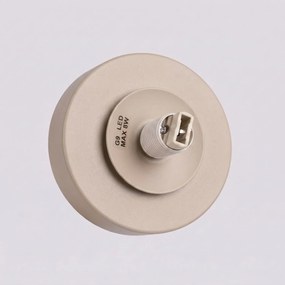 Sollux Lighting Nástěnné svítidlo YOLI 1 taupe s vypínačem