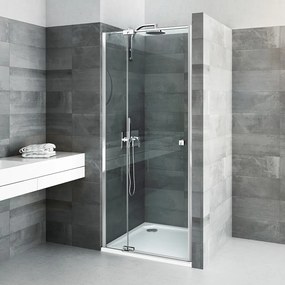 Roth ELEGANT NEO LINE BI PF2+BI SET Jednokřídlé sprchové dveře + set profilů BI SET 80 cm Profil: Lesk, Sklo: Hladké čiré