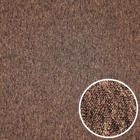 Condor Carpets, Metrážový koberec Classica 392, zátěžový, na míru, šíře 4m, hnědá, ab (mřížka), chodba / předsíň