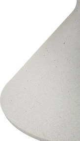Odkládací stolek White 42 cm mramor/bílý