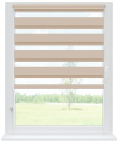 Roleta Den Noc neinvazivní soft Ecru 63x220 cm