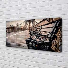 Obrazy na plátně Most bench 140x70 cm