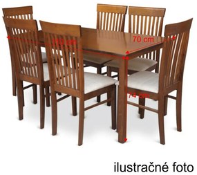 Jídelní stůl 110 cm Astre (ořech)