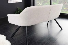 Designová lavice Vallerina 165 cm šampaňská béžová