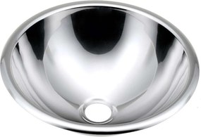Sapho - Umyvadlová mísa, průměr 36 cm, bez přepadu, nerez 13029.B