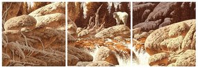 Obraz horské kozy (90x30 cm), 40 dalších rozměrů
