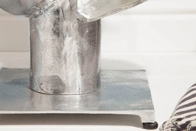 Designový konferenční stůl Propeller, 60 cm, stříbrný
