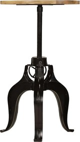 Barový stůl z masivního mangovníkového dřeva 60 x (76–110) cm 245266