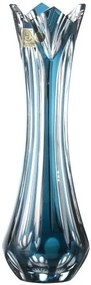 Váza Lotos, barva azurová, výška 255 mm
