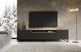 ADRK RTV stolek NOEMI S AB 200, černá/dub artisan